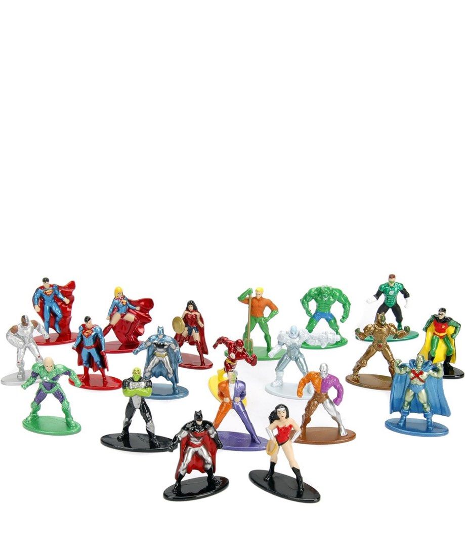 Jada Toys DC Comics 1.65" Die-cast Metal Collectible Figures 20-Pack ...