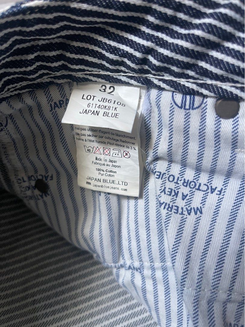 Japan blue jeans - Hickory, Men's Fashion, Bottoms, Jeans on Carousell