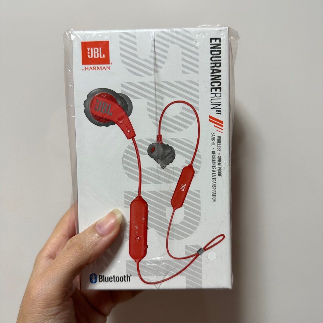 JBL Harman Endurance Run Red Bluetooth, Audio, Earphones on Carousell