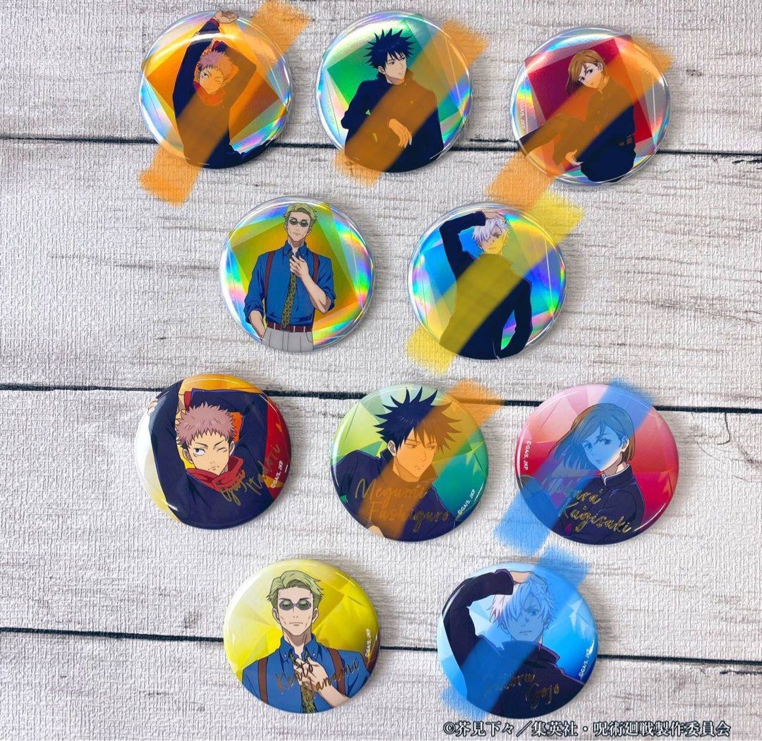 jjk jujutsu kaisen LOFT badge split, Hobbies & Toys, Memorabilia ...