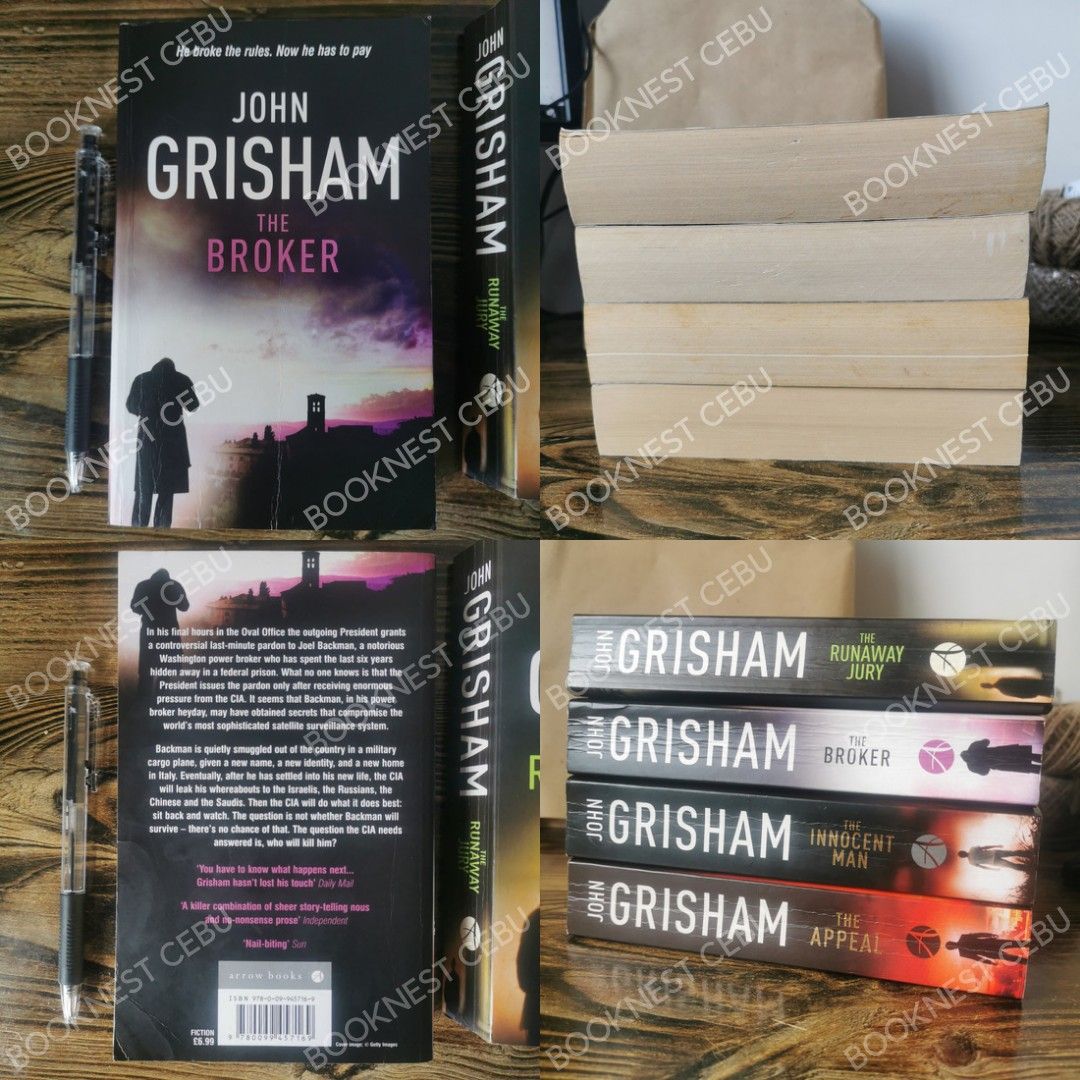 John Grisham Books Bundle, Hobbies & Toys, Books & Magazines, Fiction & Non-Fiction on Carousell