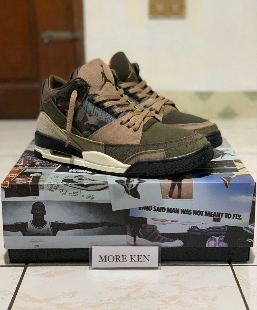 Jordan 3 “ Patch Work “, Men's Fashion, Footwear, Sneakers on Carousell