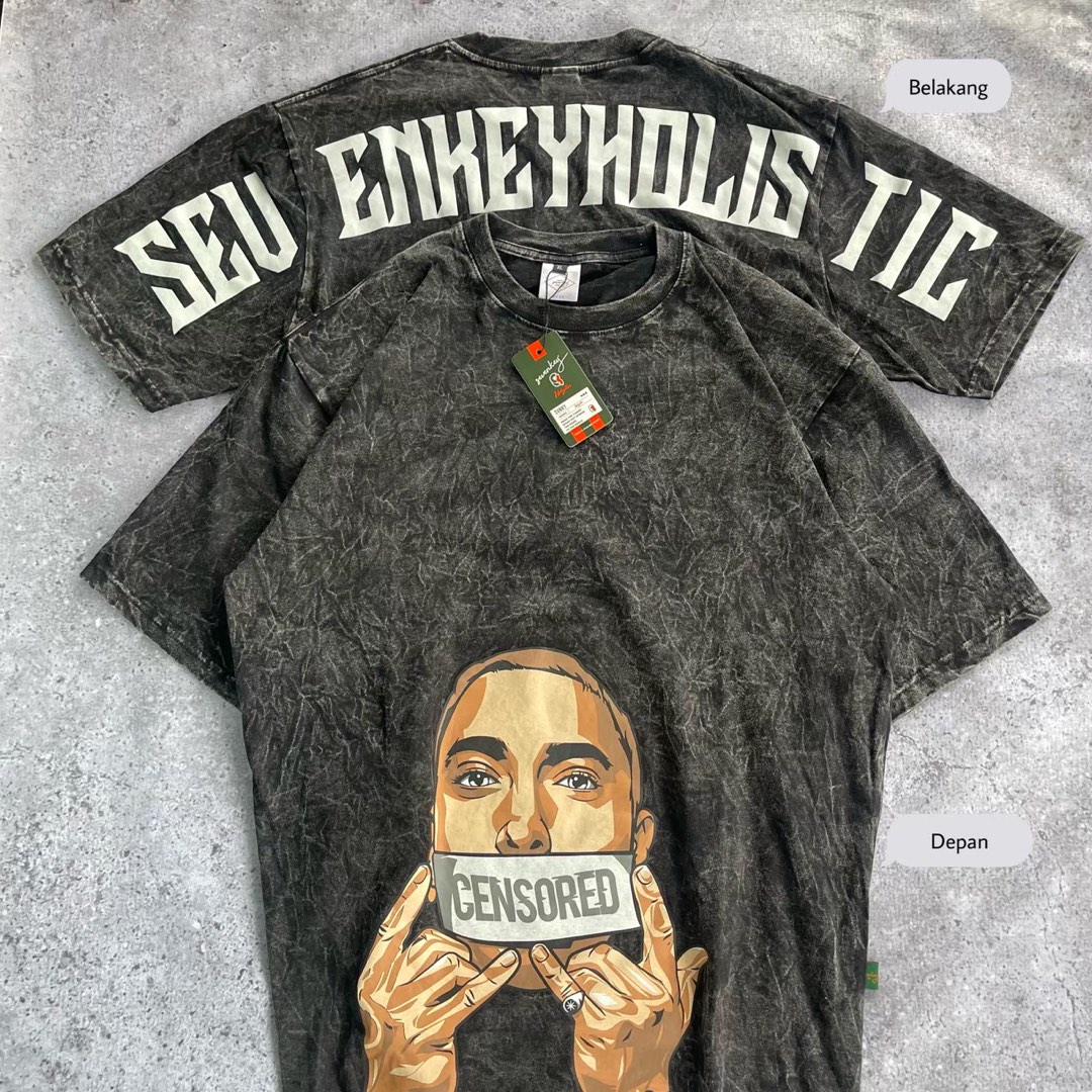 (GESER UNTUK GAMBAR LAIN) KAOS WASHING LOKAL BRAND KAOS DISTRO UNISEX ...