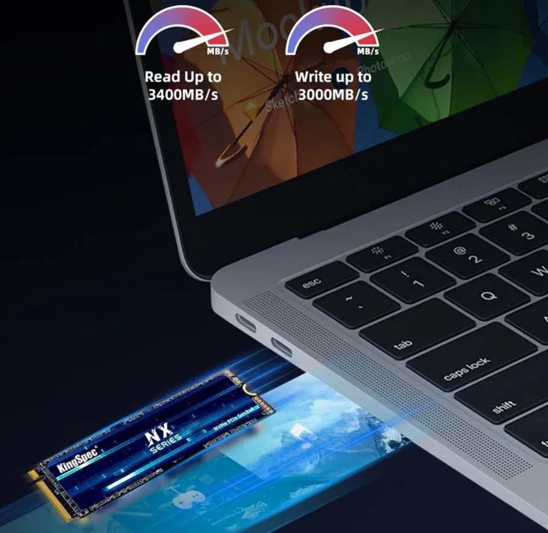 Kingspec NX series 512GB 1TB 2TB m.2 NVME SSD, Computers & Tech, Parts ...