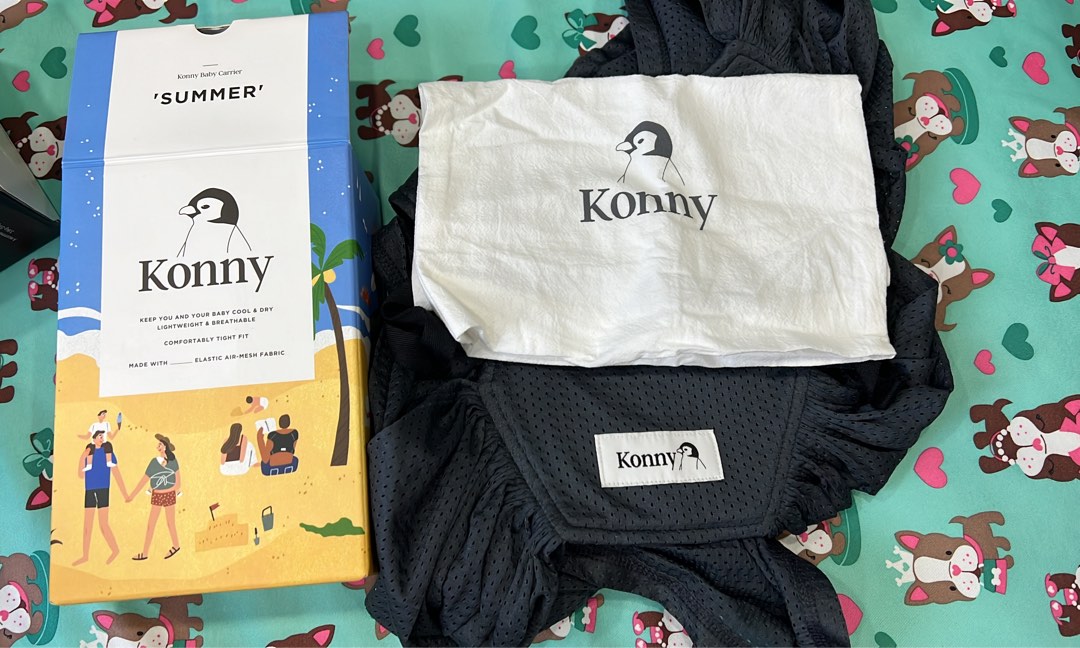 Konny Mesh Charcoal (S size), Babies & Kids, Going Out, Carriers ...