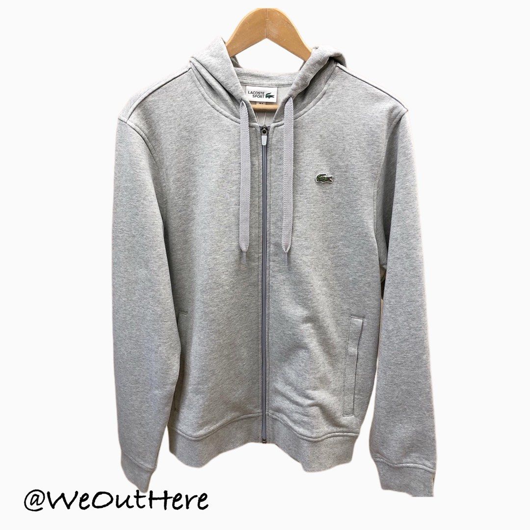 Lacoste Full Zip Hoodie, Men's Fashion, Coats, Jackets and Outerwear on ...