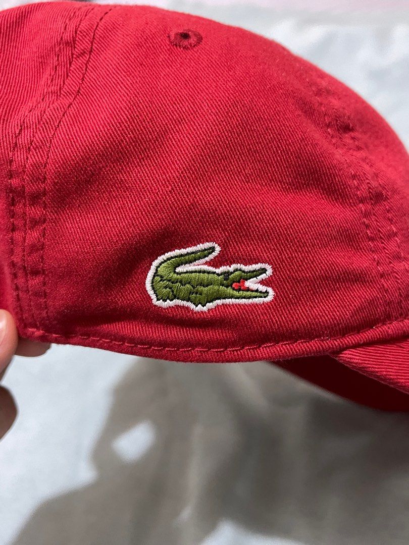 Lacoste Side Patch Dad Cap, Men's Fashion, Watches & Accessories, Caps ...