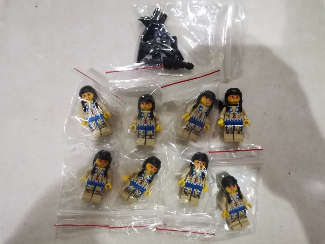 Lego minifigure Indian x 8pcs, Hobbies & Toys, Toys & Games on Carousell