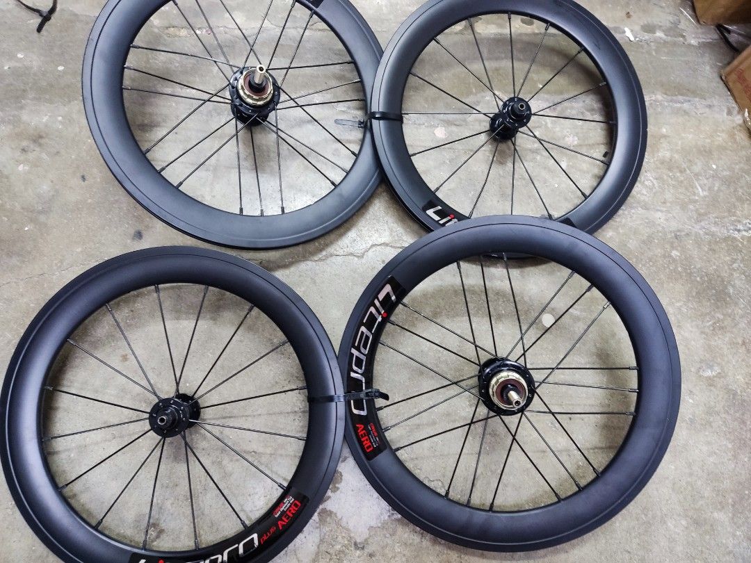 Litepro Aero 349 wheelset, Sports Equipment, Bicycles & Parts, Parts ...