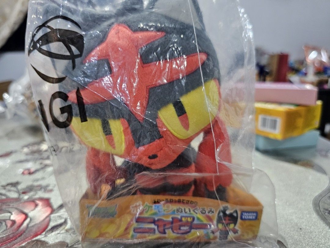 Litten Pokemon Plushie, Hobbies & Toys, Toys & Games on Carousell