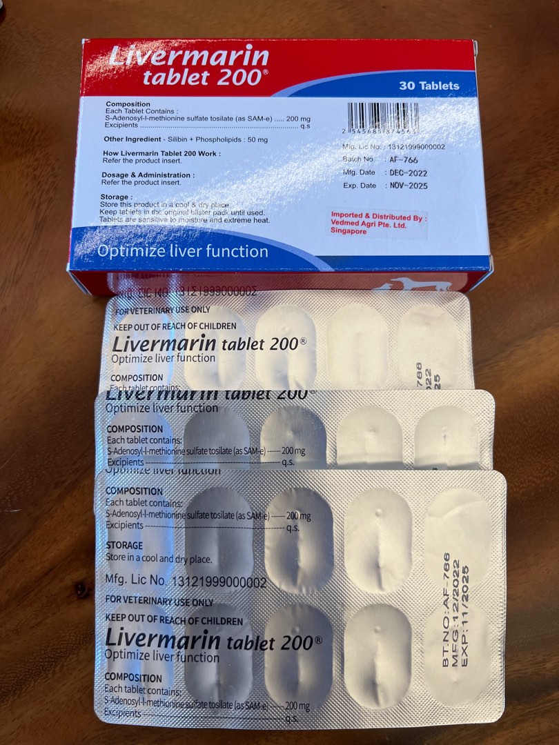 Livermarin tablet 200, Pet Supplies, Health & Grooming on Carousell