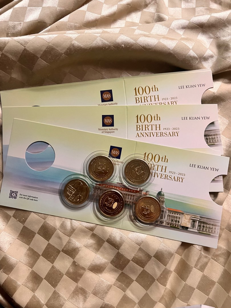 LKY100 coin coins, Hobbies & Toys, Memorabilia & Collectibles, Currency ...