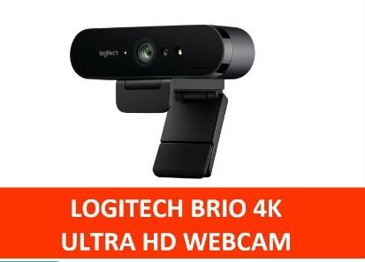 Logitech BRIO 4K Ultra HD Webcam with RightLight 3 and HDR 960-001196 ...