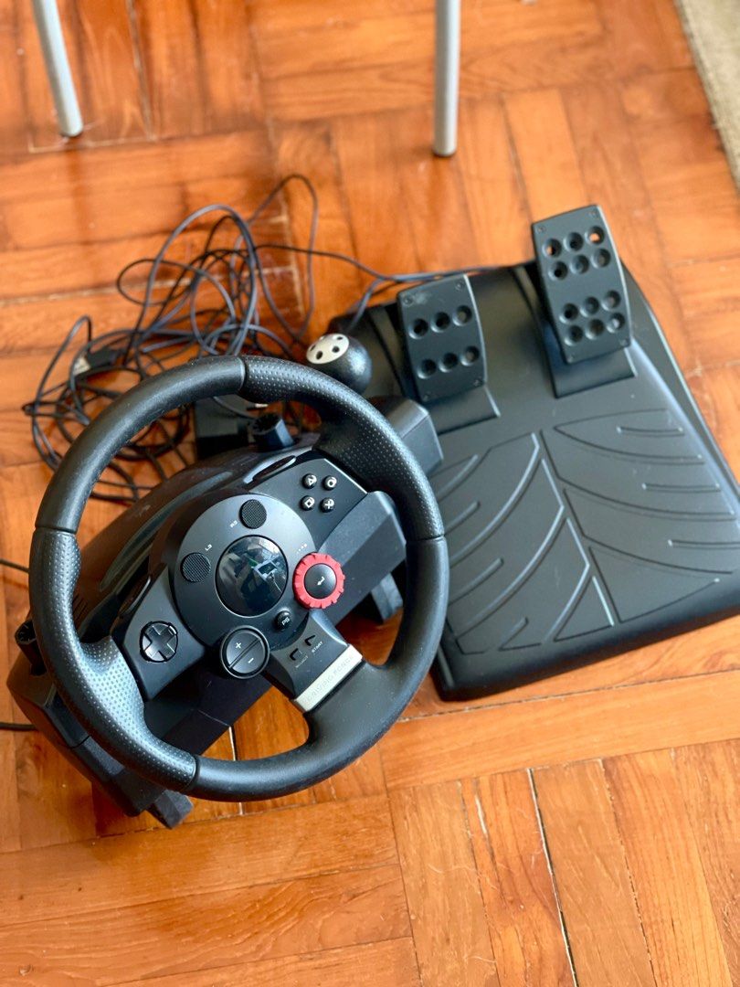 Logitech Driving Force GT Playstation 3 PS3 主機 手制 腳制 PC 打機賽車軚盤腳踏波棍 ...