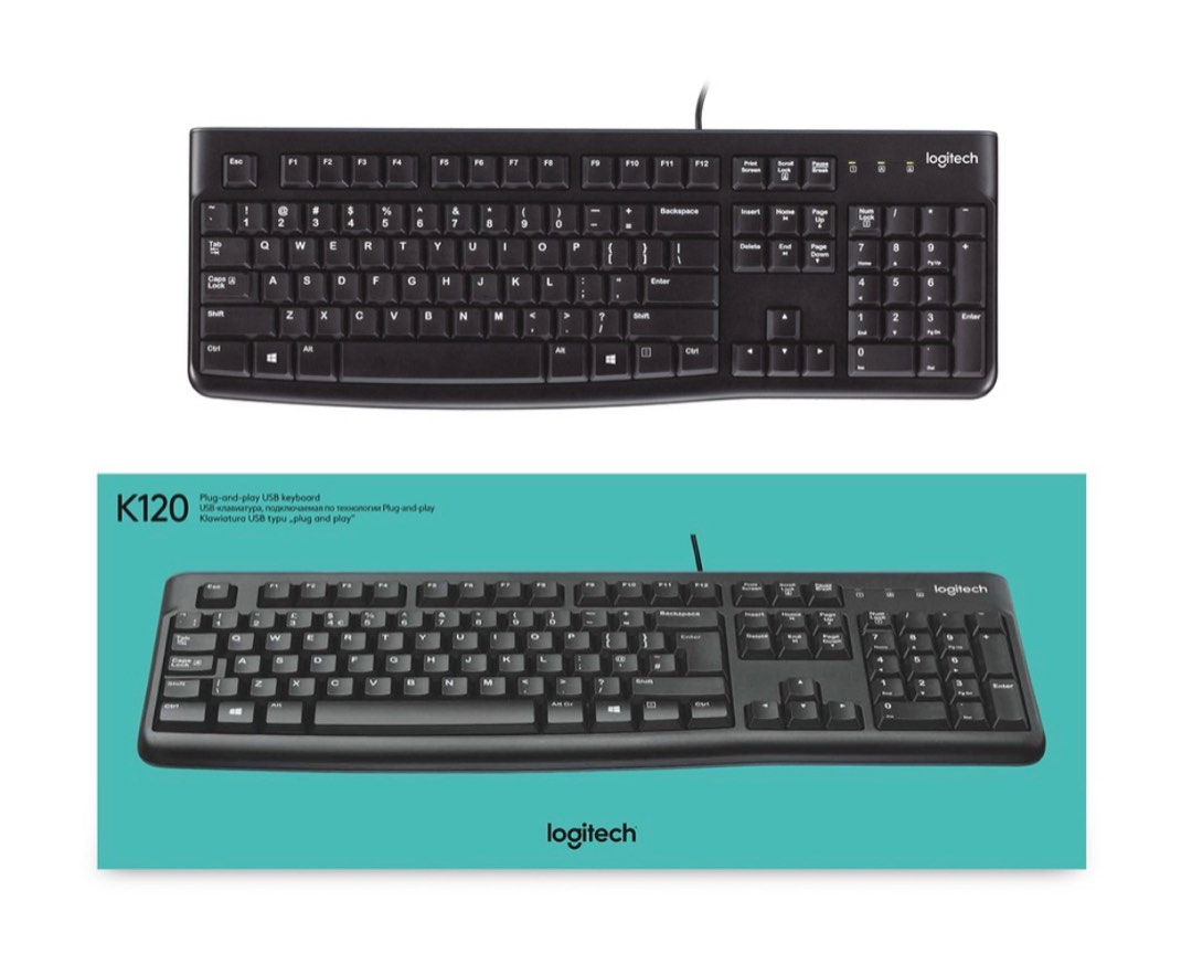 Logitech K120 keyboard, Computers & Tech, Parts & Accessories, Computer ...