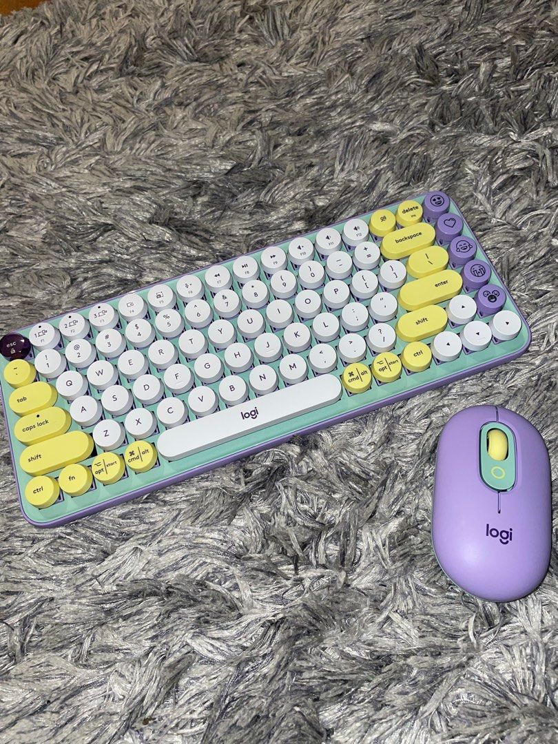Logitech POP Keys Keyboard and Mouse, Computers & Tech, Parts ...