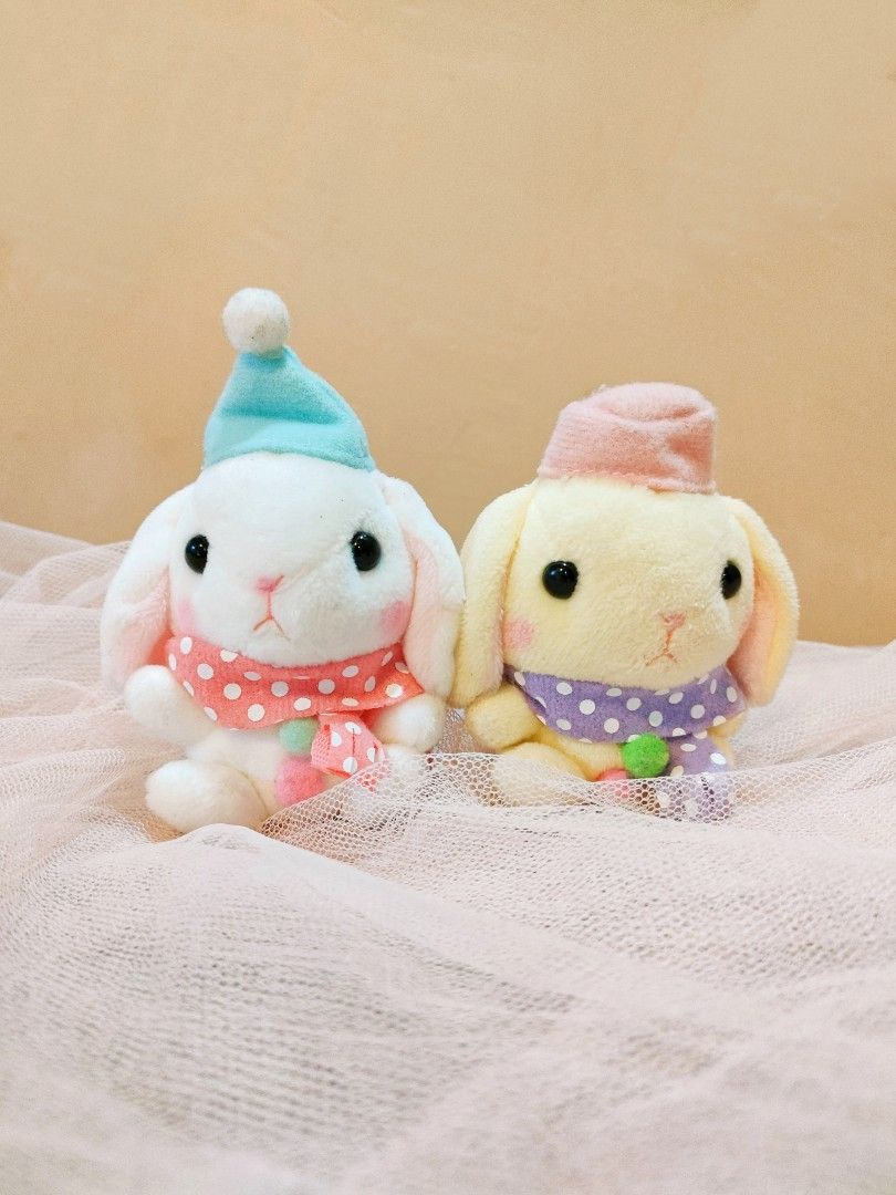 Loopy Bunny Charm Plush, Hobbies & Toys, Toys & Games on Carousell
