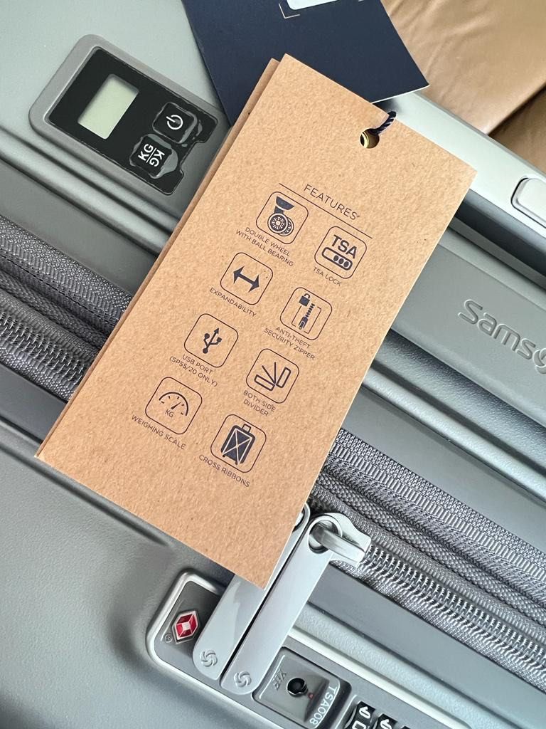 Samsonite Luggage APINEX Spinner 69/25 Exp (Matte Latte) BRAND NEW ...