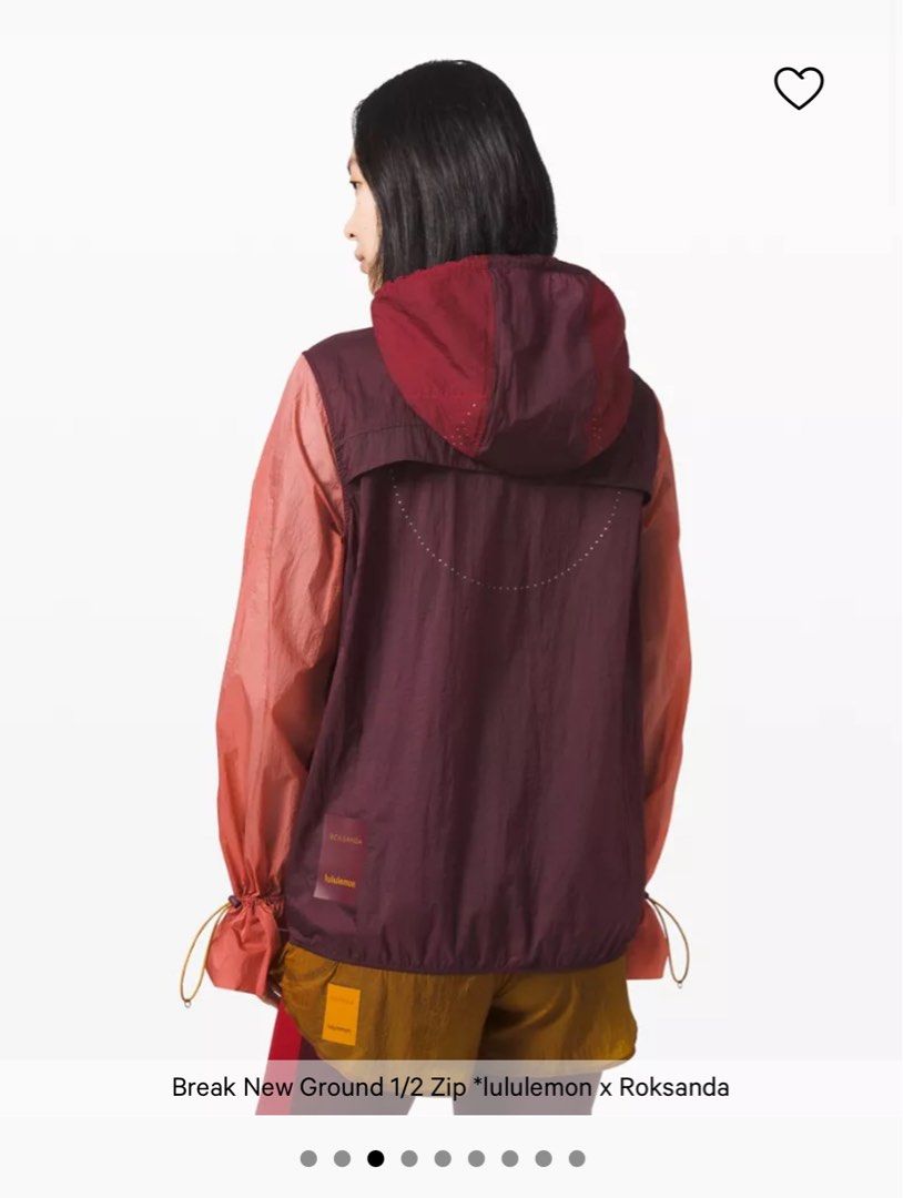 Lululemon x Roksanda Break New Ground 1/2 Jacket, Women's Fashion ...