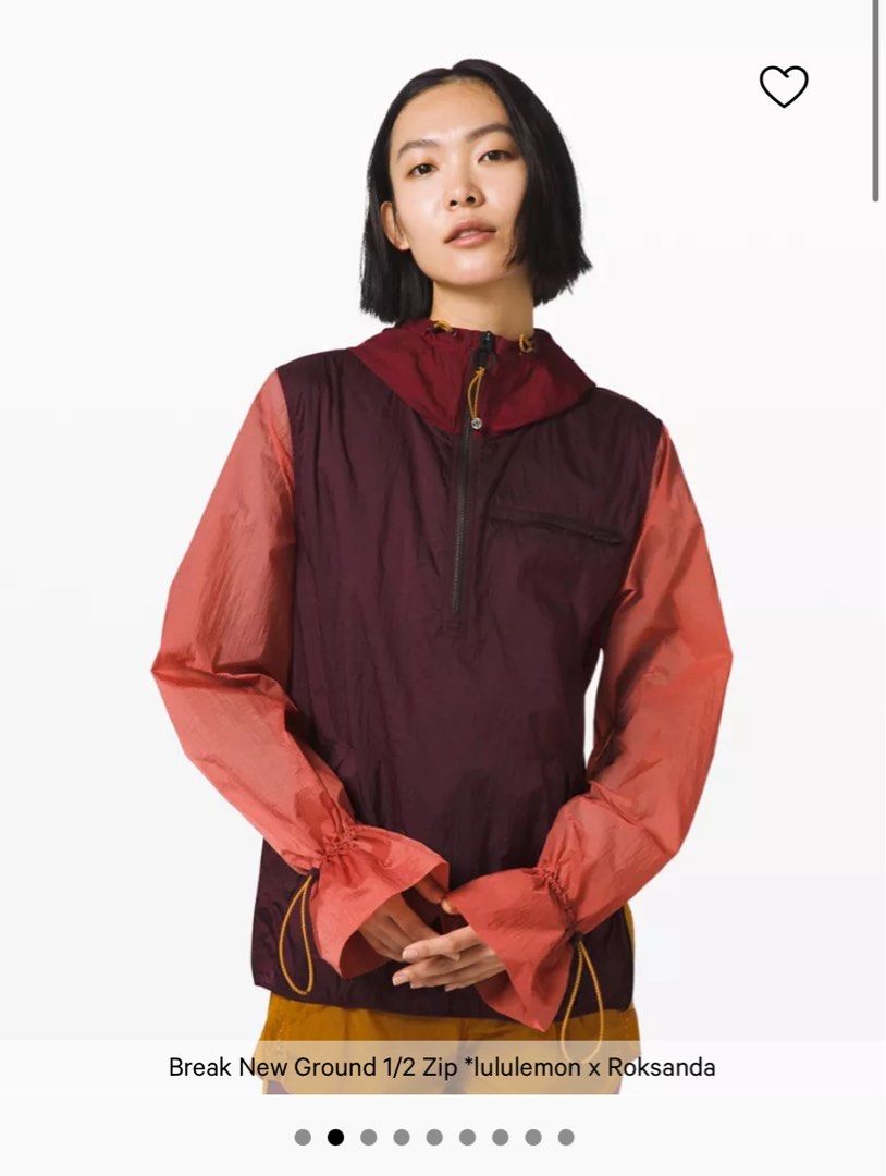 Lululemon x Roksanda Break New Ground 1/2 Jacket, Women's Fashion ...