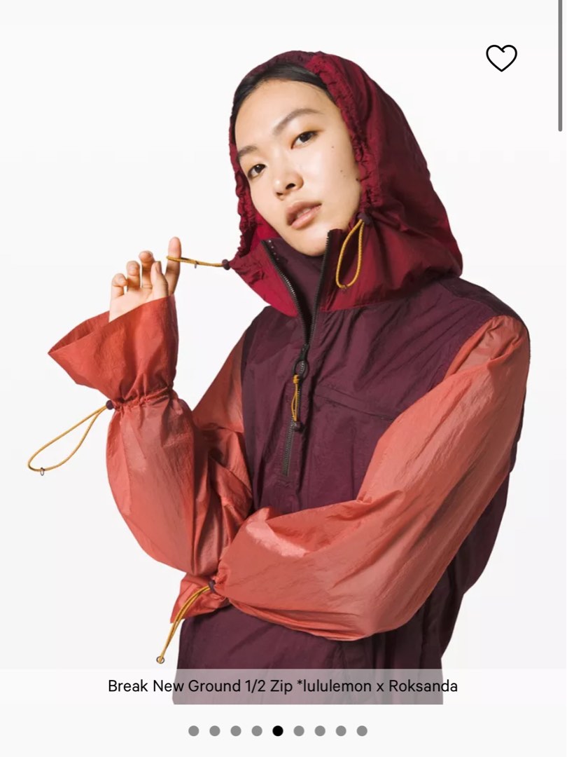Lululemon x Roksanda Break New Ground 1/2 Jacket, Women's Fashion ...