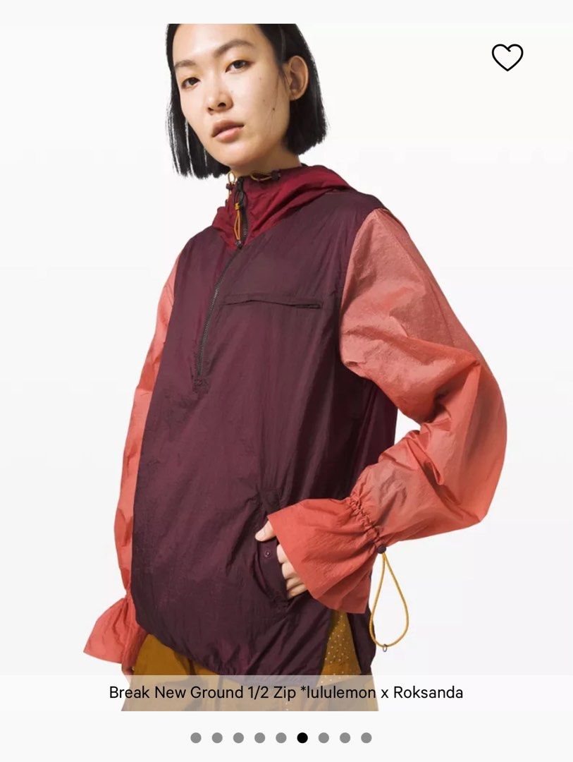 Lululemon x Roksanda Break New Ground 1/2 Jacket, Women's Fashion ...