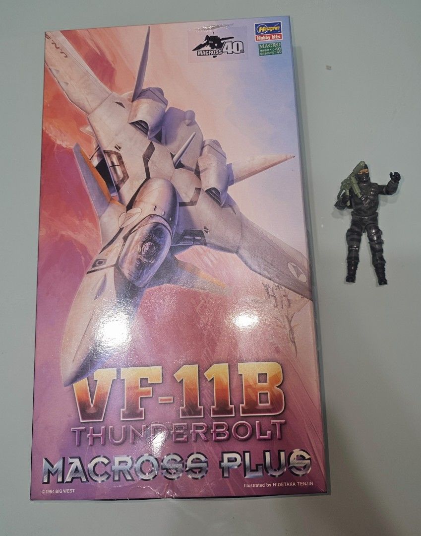 Macross/Robotech VF-11B Thunderbolt Macross Plus by Hasegawa scale model 1:72, Hobbies & Toys ...