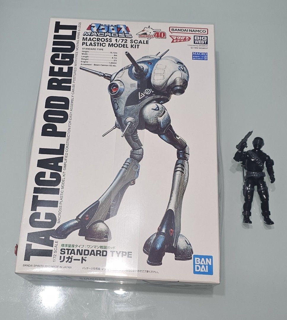 Macross/Robotech Zentraedi Battle Pod Regult by Hasegawa scale model 1:72, Hobbies & Toys, Toys ...