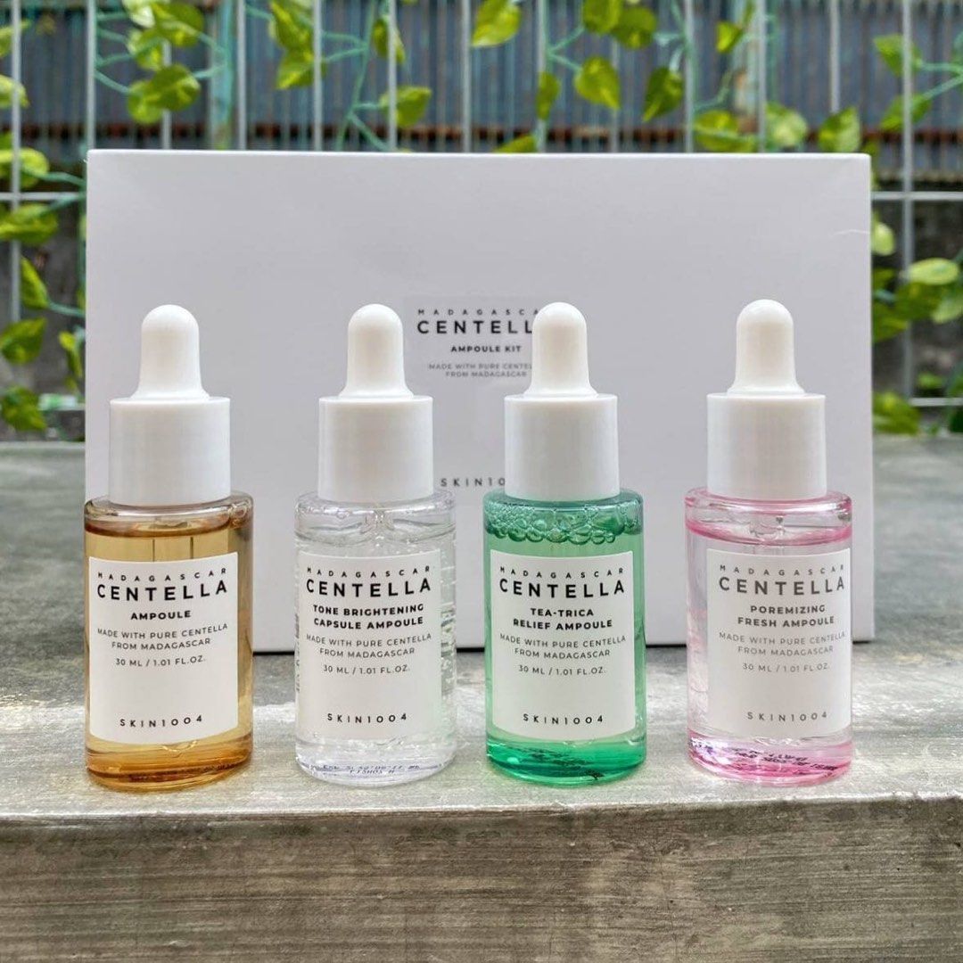 MADAGASCAR CENTELLA AMPOULE KIT (30ML+30ML+30ML+30ML, Beauty & Personal ...