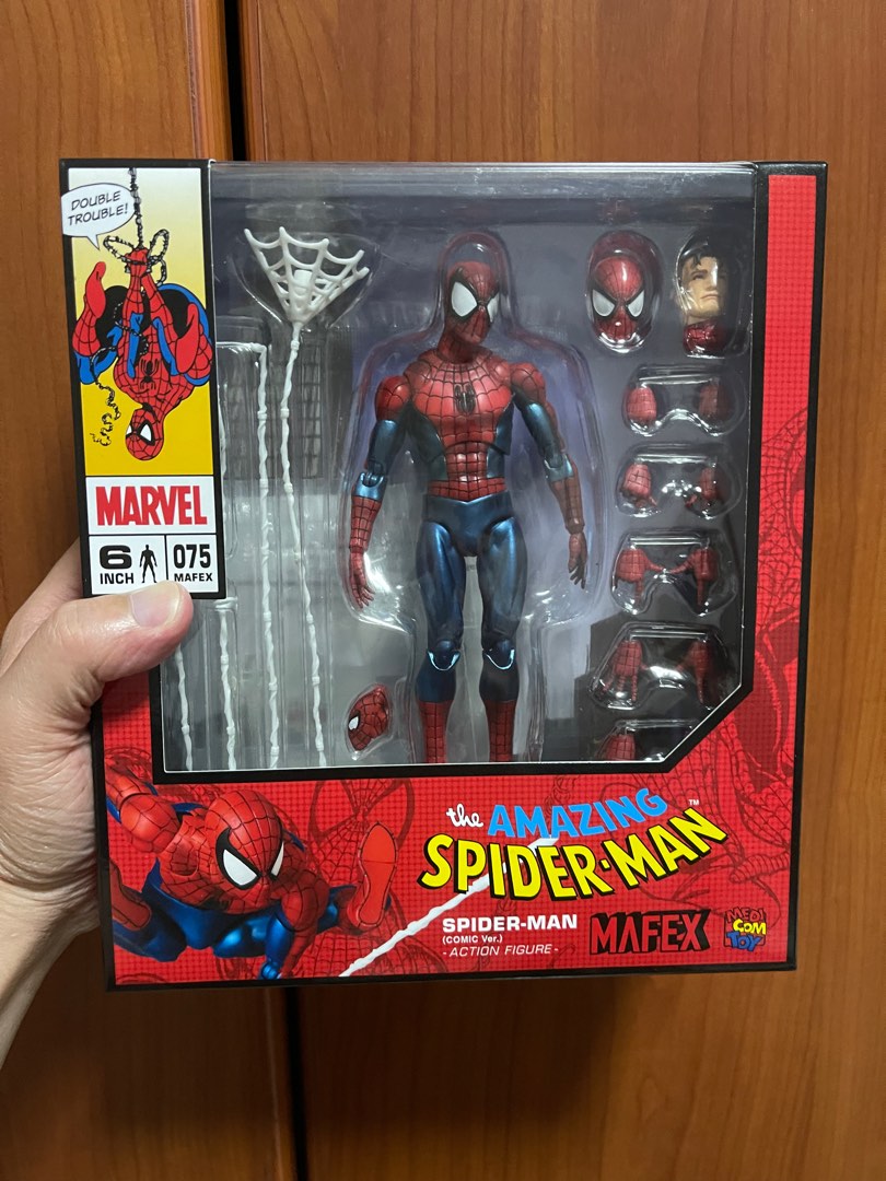 Mafex Spider Man No.075 Reissue, Hobbies & Toys, Toys & Games on Carousell