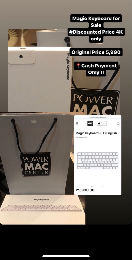 Magic Keyboard Brand New (Power Mac), Computers & Tech, Parts ...