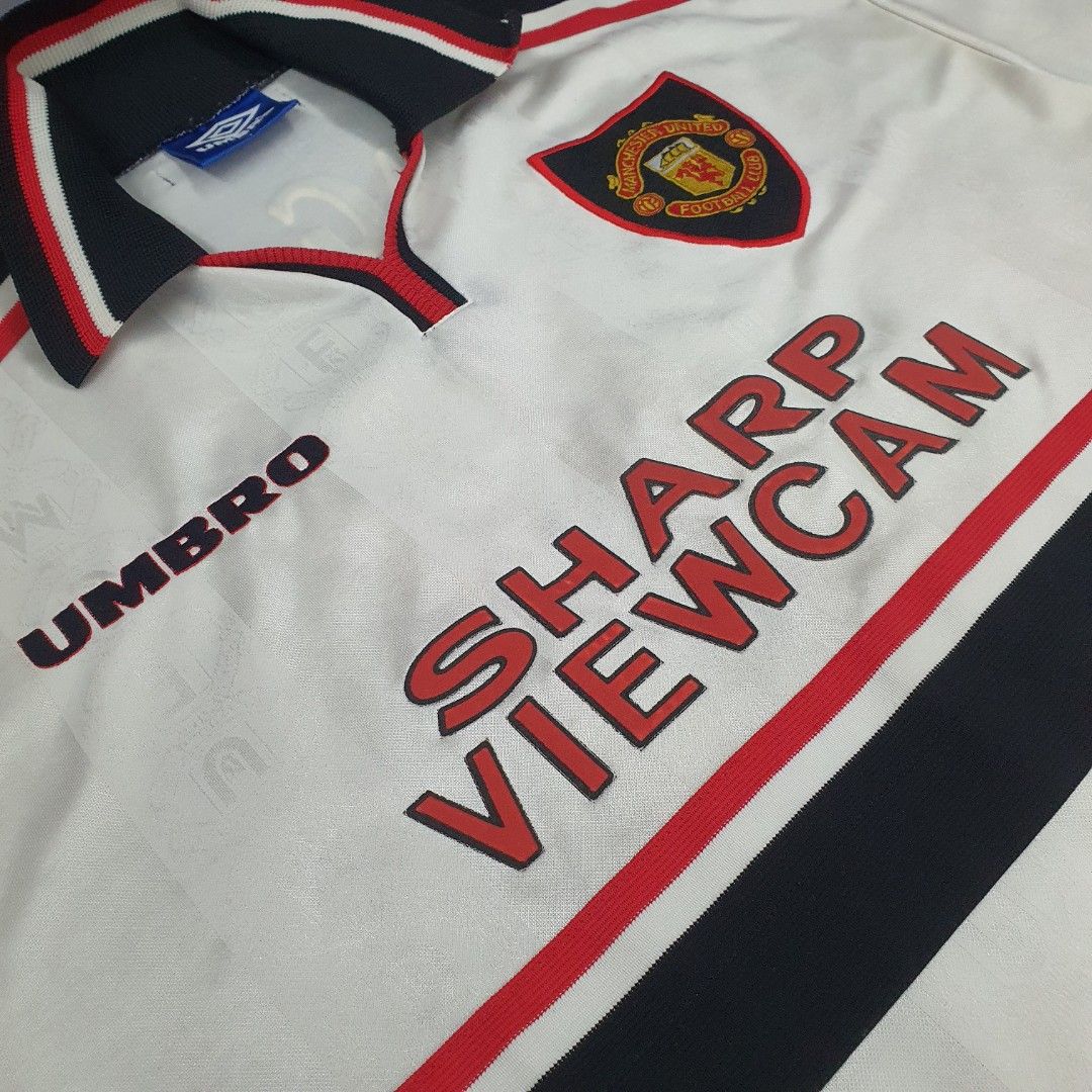 MANCHESTER UNITED 1998/99 VINTAGE AWAY KIT C/W GIGGS NAMESET, Men's ...