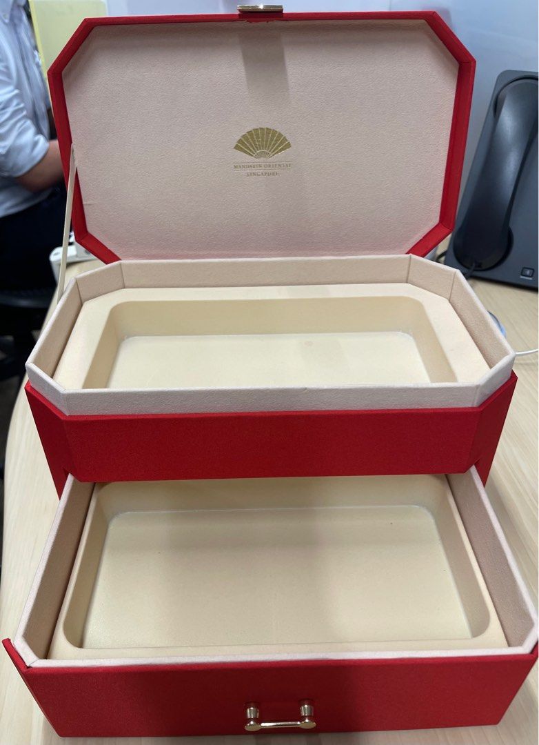 Mandarin Oriental Mooncake Box (No Mooncakes), Furniture & Home Living ...