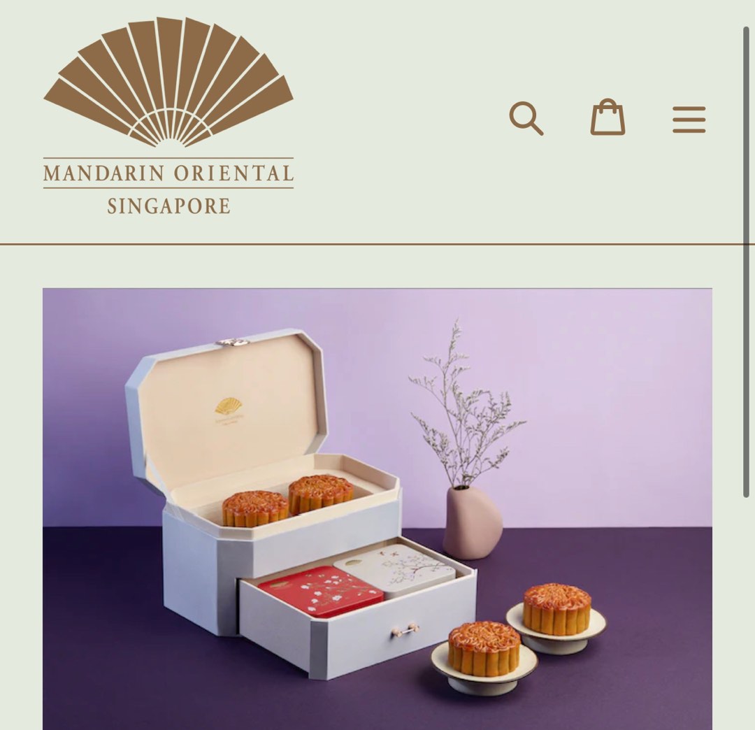 Mandarin Oriental Mooncakes, Food & Drinks, Gift Baskets & Hampers on ...