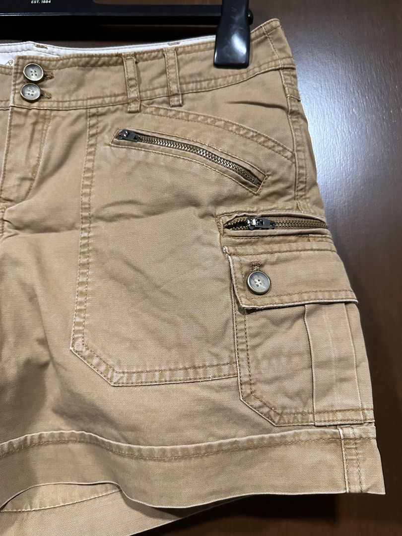 Mango cargo shorts, Women's Fashion, Bottoms, Shorts on Carousell