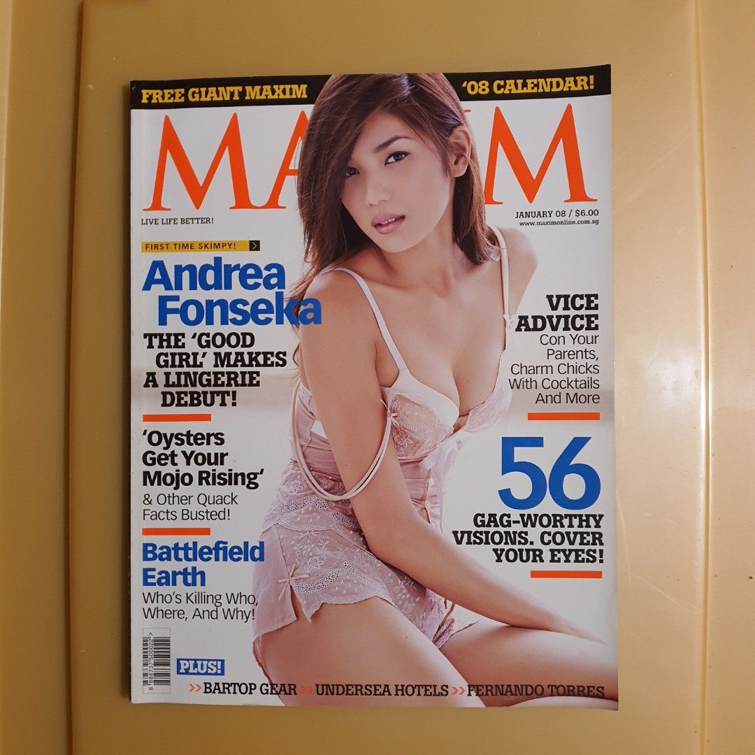 MAXIM 2008 (Jan), Hobbies & Toys, Books & Magazines, Magazines on Carousell