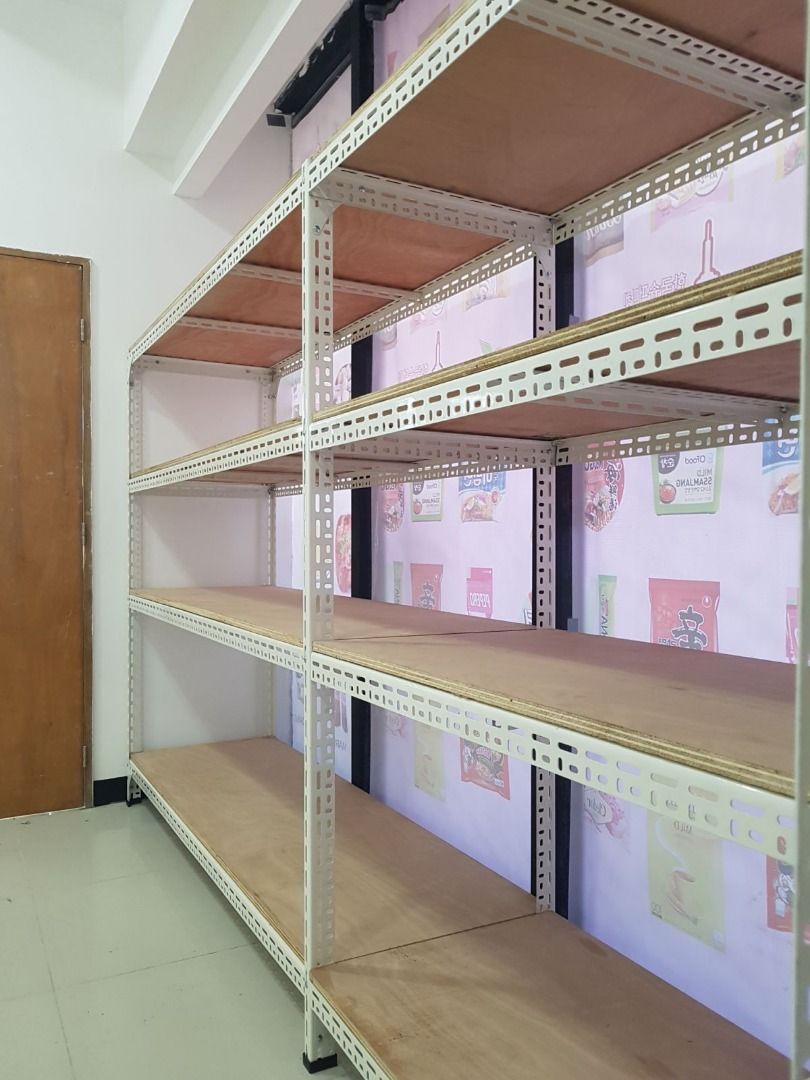 Metal Frame Slotted angle Rack - powder coated, Furniture & Home Living ...