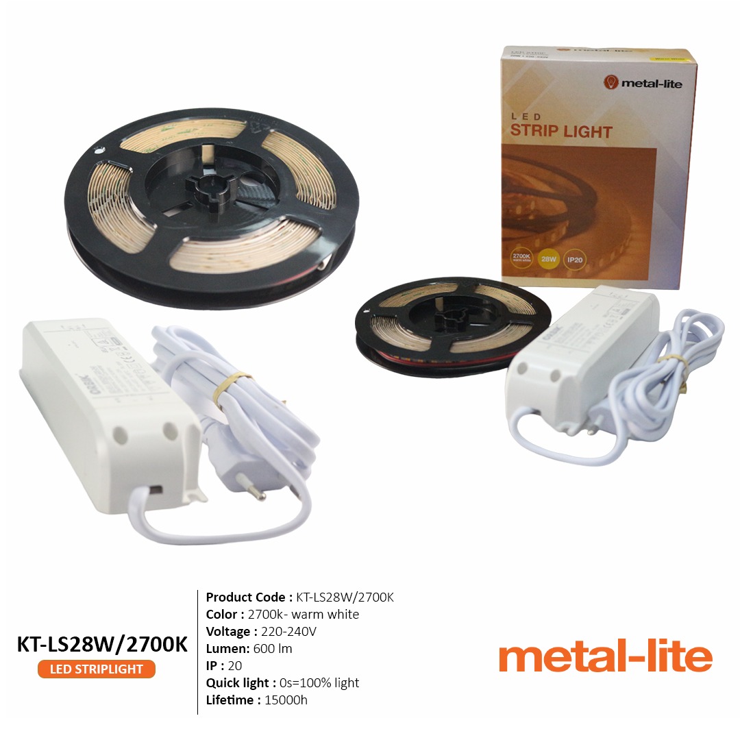 METAL-LITE Strip light, Furniture & Home Living, Lighting & Fans ...