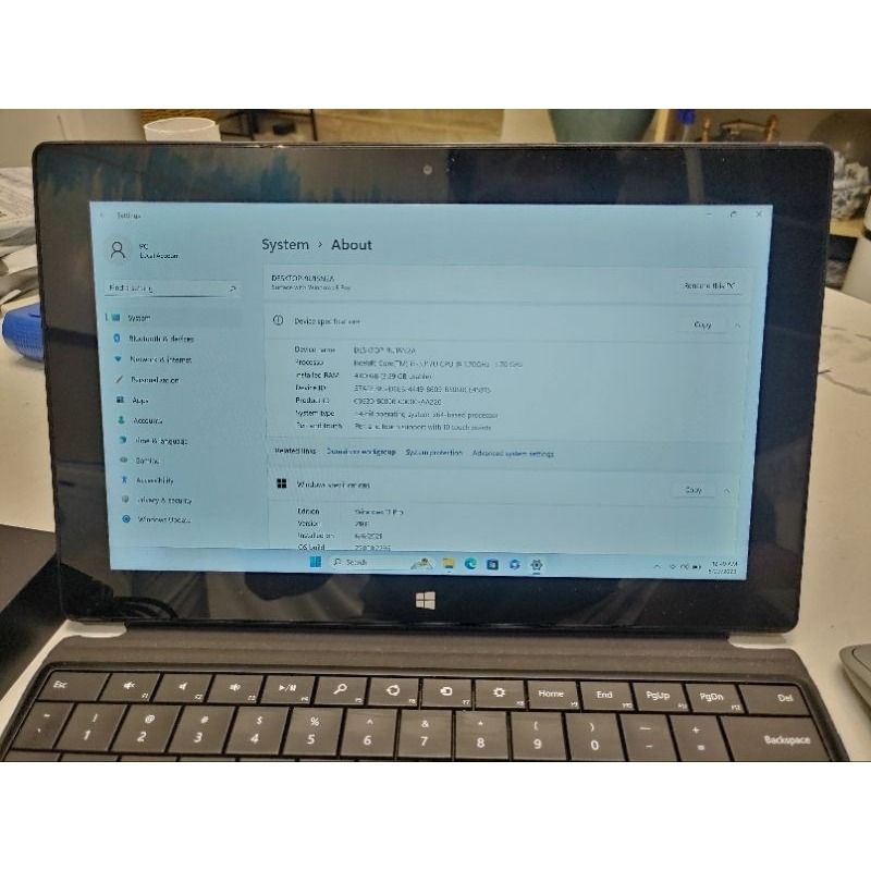 Microsoft Surface Pro 1 0.6" i5 4gb ram 1514 128GB Refurbished Laptop ...