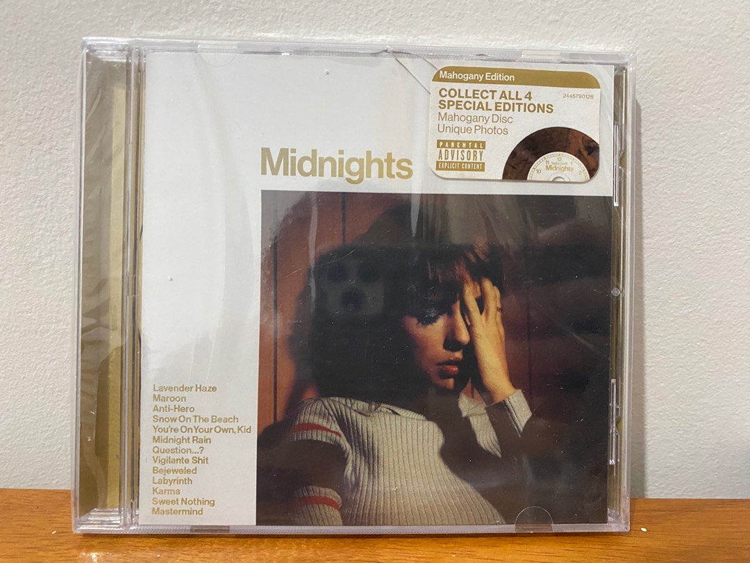 Midnights(Mahogany Edition) CD-Onhand, Hobbies & Toys, Music & Media ...