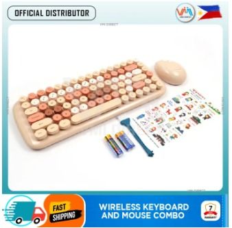 Mofii Candy 2.4G Wireless Keyboard and Mouse Combo Cute with Wireless ...