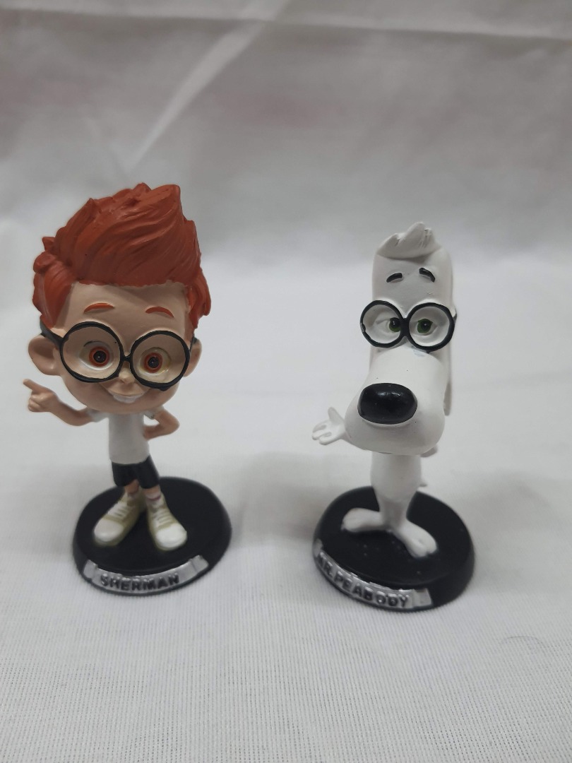 Mr Peabody & Sherman Bobble Head, Hobbies & Toys, Collectibles & Memorabilia, Fan Merchandise on ...