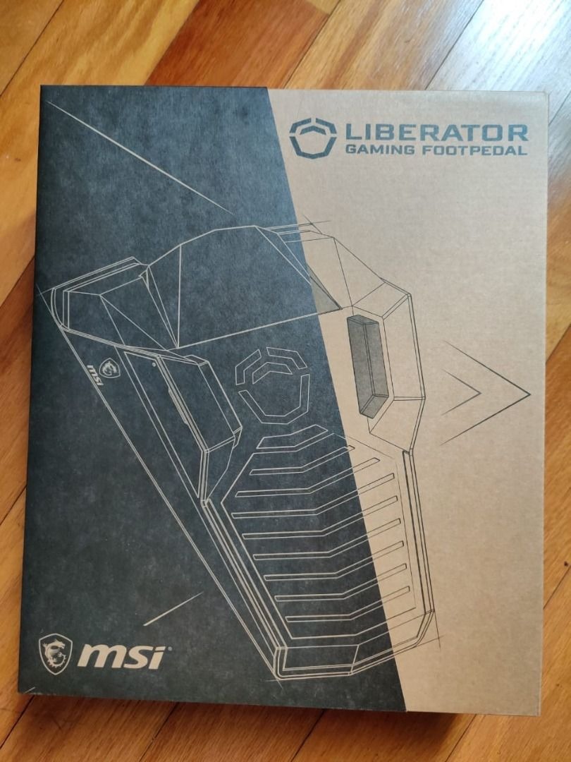 MSI Liberator Gaming Foot Pedal RGB Brand New Unopened, Video Gaming, Gaming Accessories ...