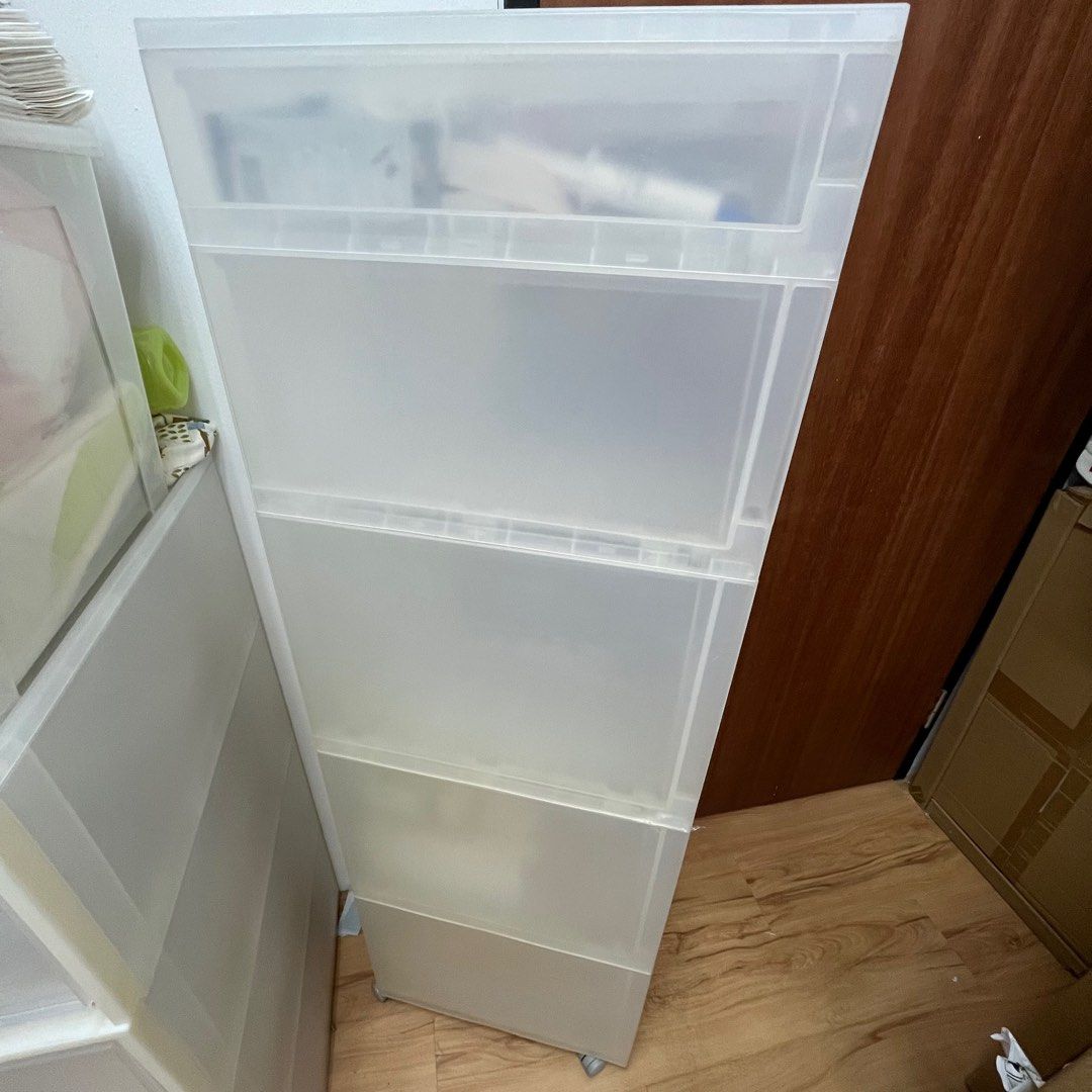 Muji Transparent Drawers, Furniture & Home Living, Furniture, Shelves ...