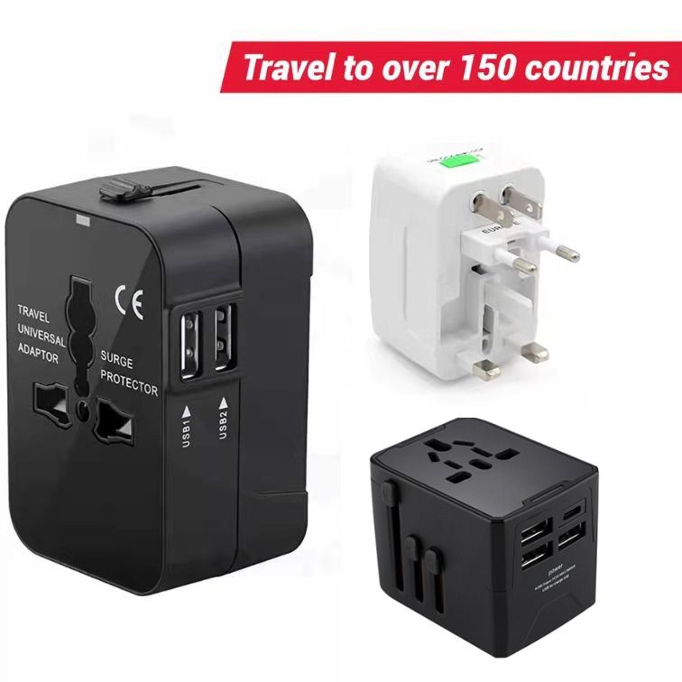 Multi-Country Travel Conversion Plug with USB Type C, Universal Travel ...