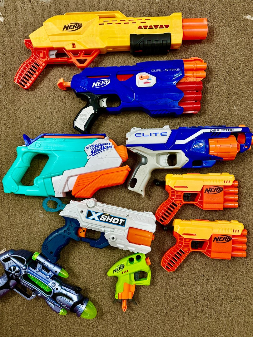 NERF GUNS SET, Hobbies & Toys, Toys & Games on Carousell