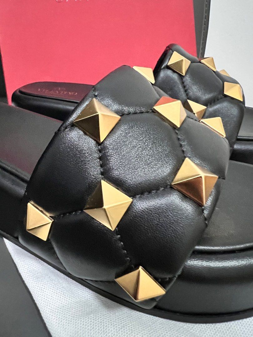 New Valentino Rockstud Roman Mules, Luxury, Sneakers & Footwear on ...