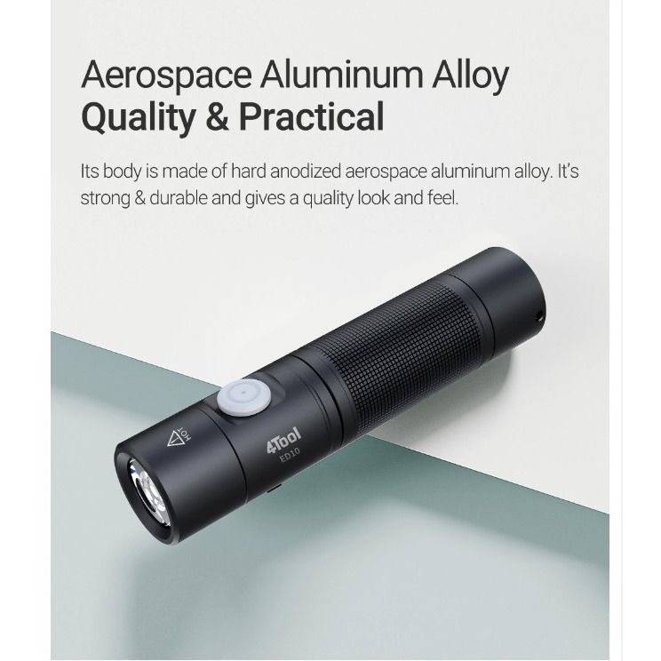 Nextorch ED10 EDC LED Flashlight, 1400 Lumens High Performance Type-C ...