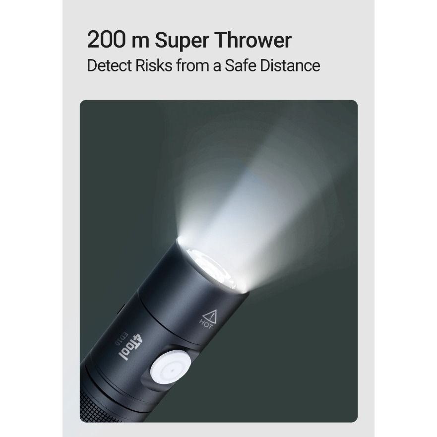 Nextorch ED10 EDC LED Flashlight, 1400 Lumens High Performance Type-C ...