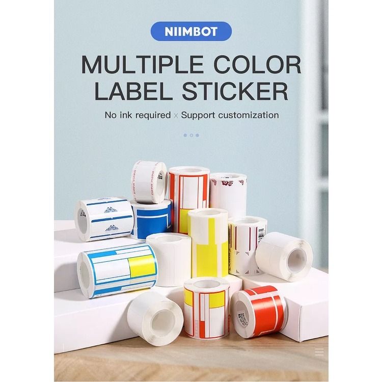 NIIMBOT D11 D110 name tag label sticker stickers waterproof price tag ...